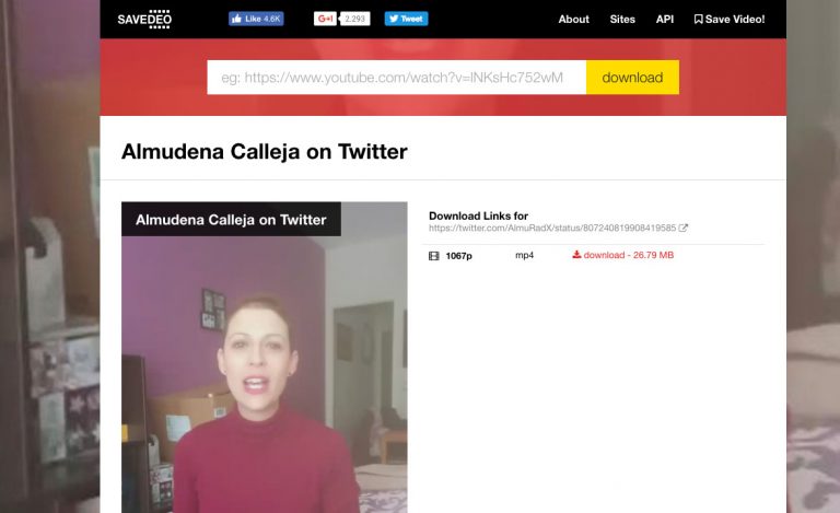 Cómo descargar vídeos de Redes Sociales fácilmente